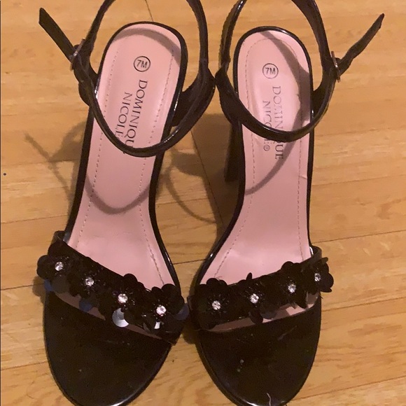 dominique nicole | Shoes | Black Formal Heels | Poshmark